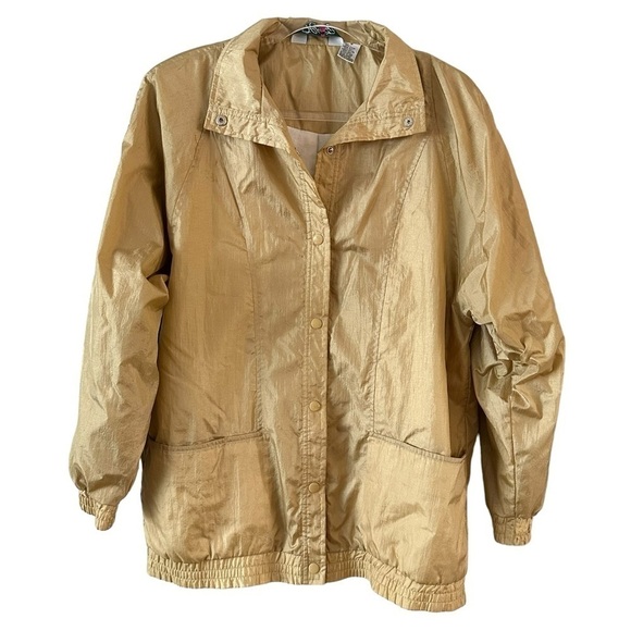 Haband | Jackets & Coats | Vintage Haband Gold Bronze Metallic ...